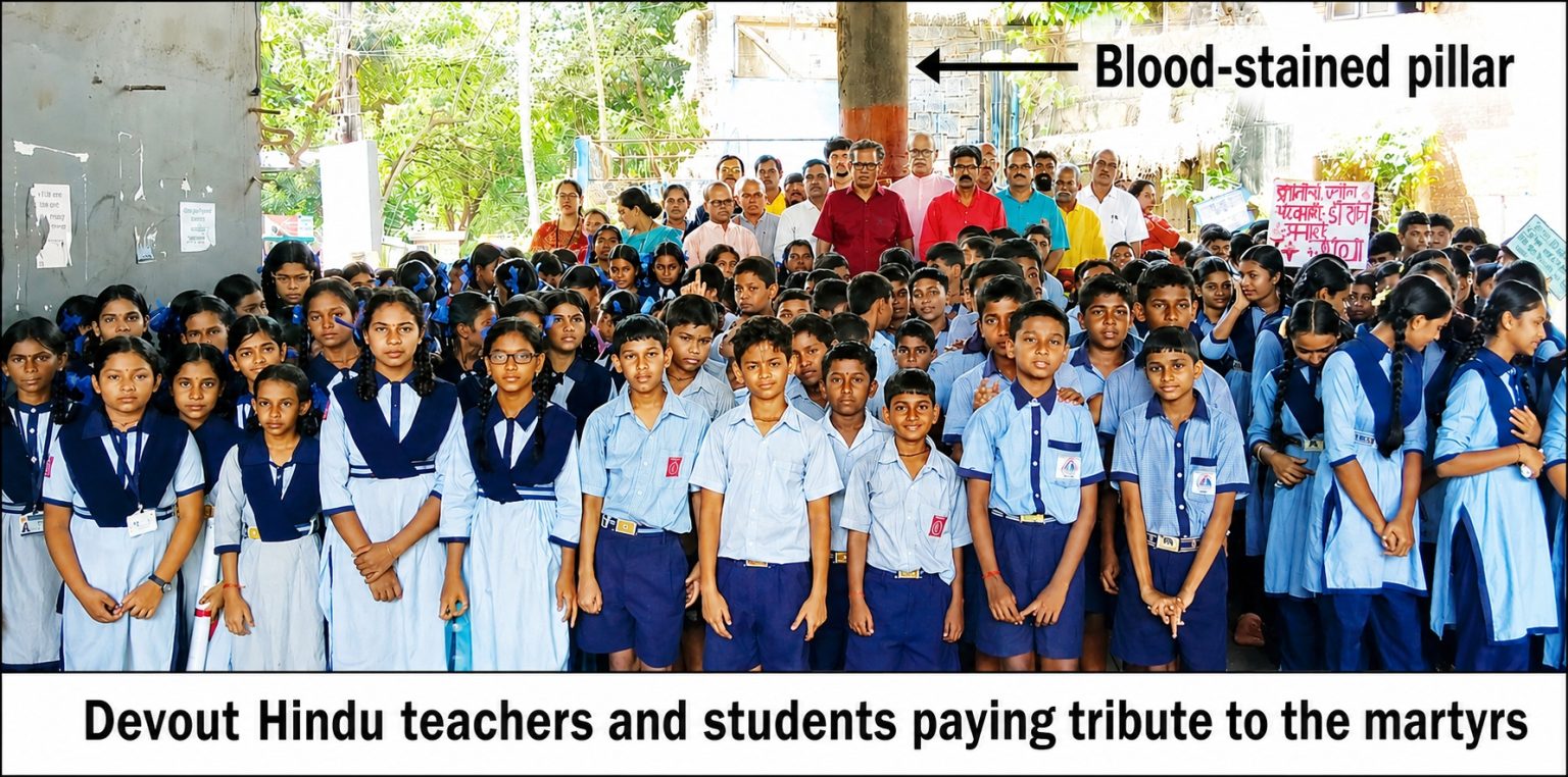 On Goa Revolution Day, HJS pays tribute to martyrs at ‘Haat Katro Khamb ...